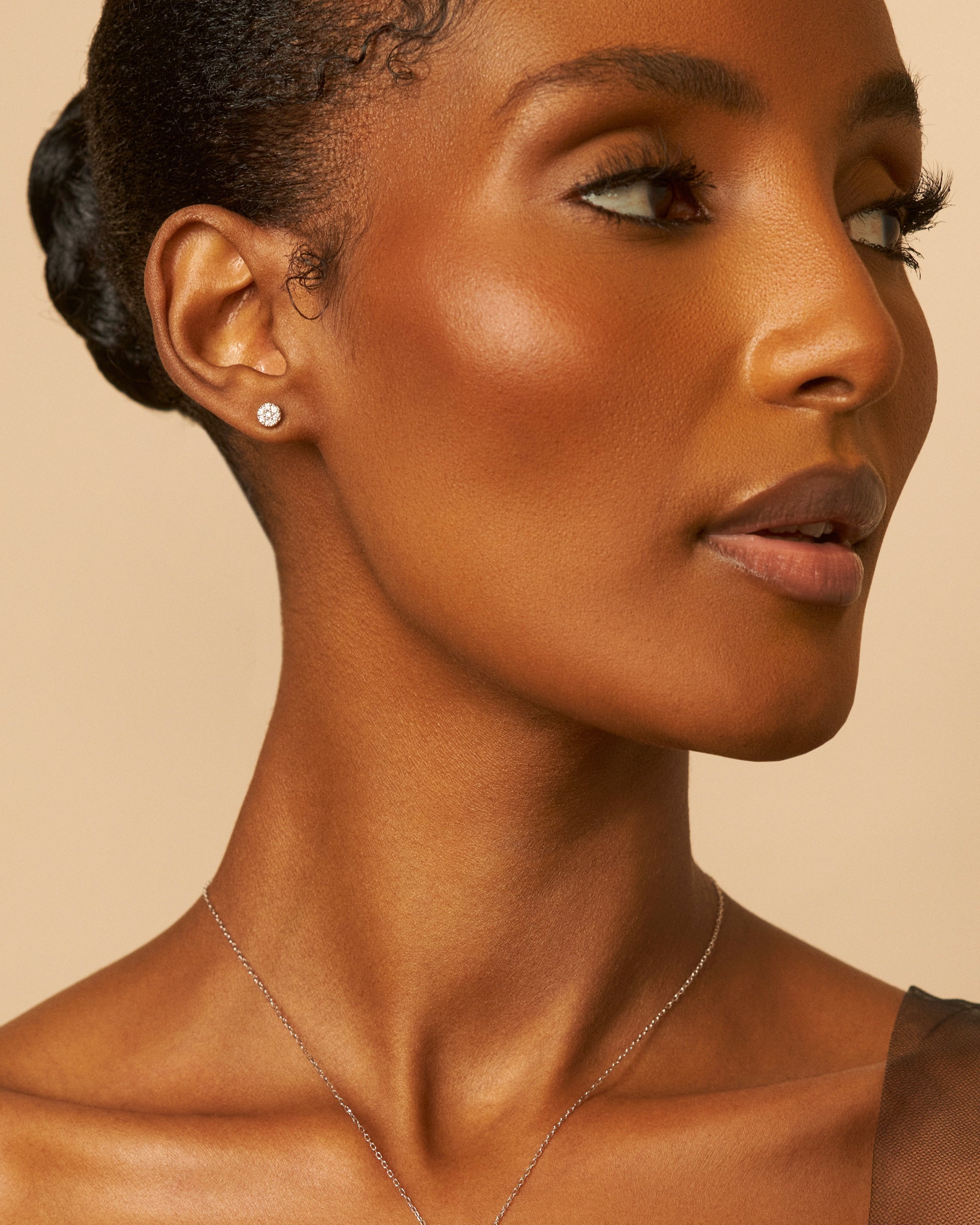 Solid Gold Stud & Loop Earrings – Luchysluxe